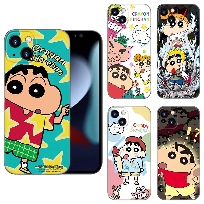 Cartoon-Crayon-ShinChan-Phone-Case-For-Apple-iPhone-12-13-Mini-11-14-15 ...