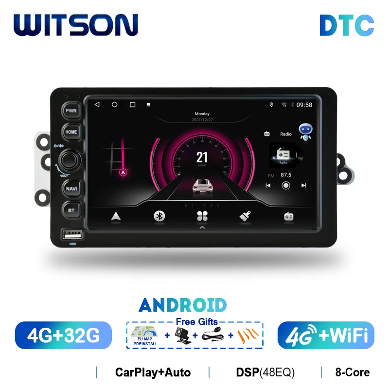 WITSON-Radio-con-gps-para-coche-dispositivo-est-reo-con-Android-12-6RAM ...