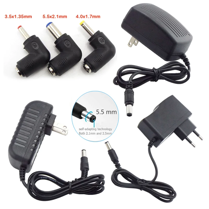 Right-Angle-Connector-AC-220V-to-DC-5V-6V-9V-12V-15V-Power-Supply ...