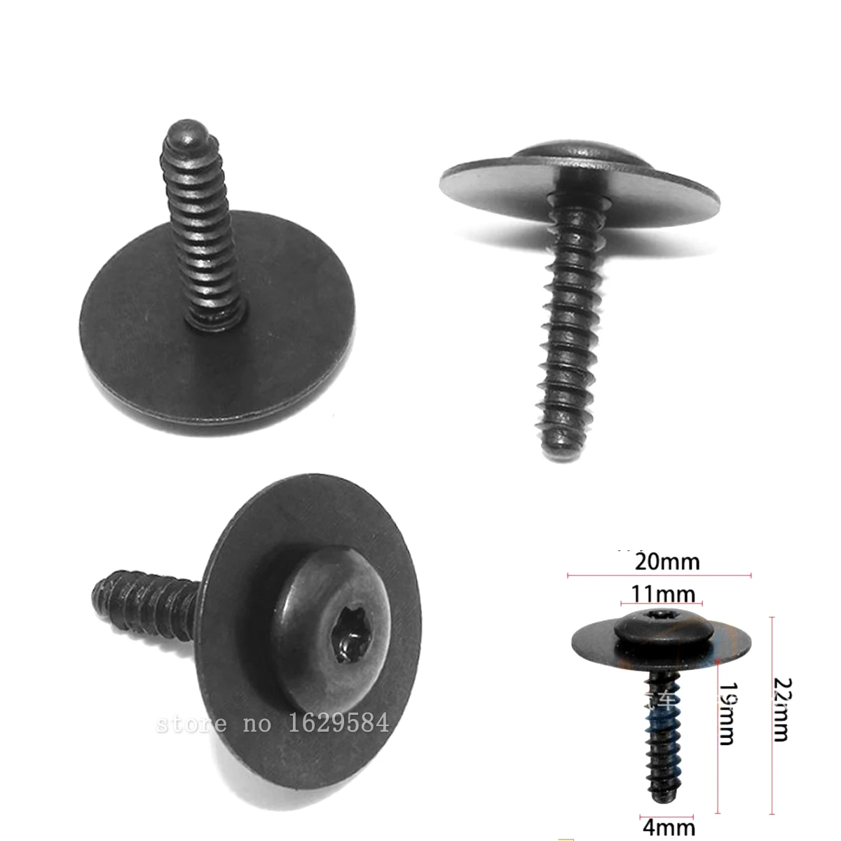 50x-parafuso-multiuso-para-forro-de-p-ra-choque-para-Chevrolet-GM ...