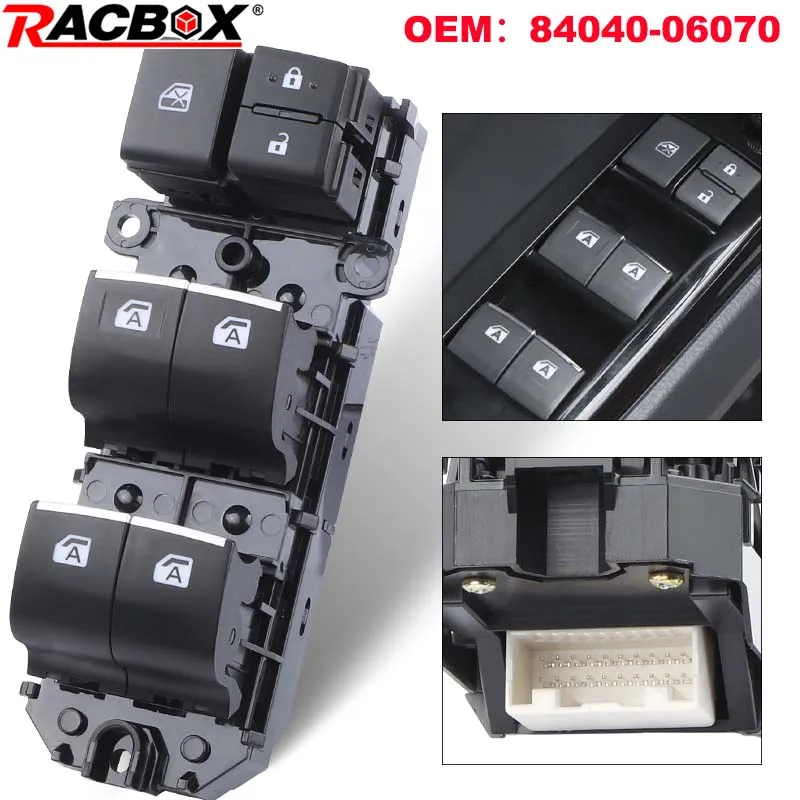 84040-06070-Car-Master-Power-Window-Switch-Driver-Side-For-Toyota ...