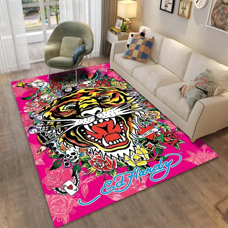 15-Sizes-Ed-hardy-Tiger-Japanese-Tattoo-Patterns-Carpet-Rugs-for-Living ...