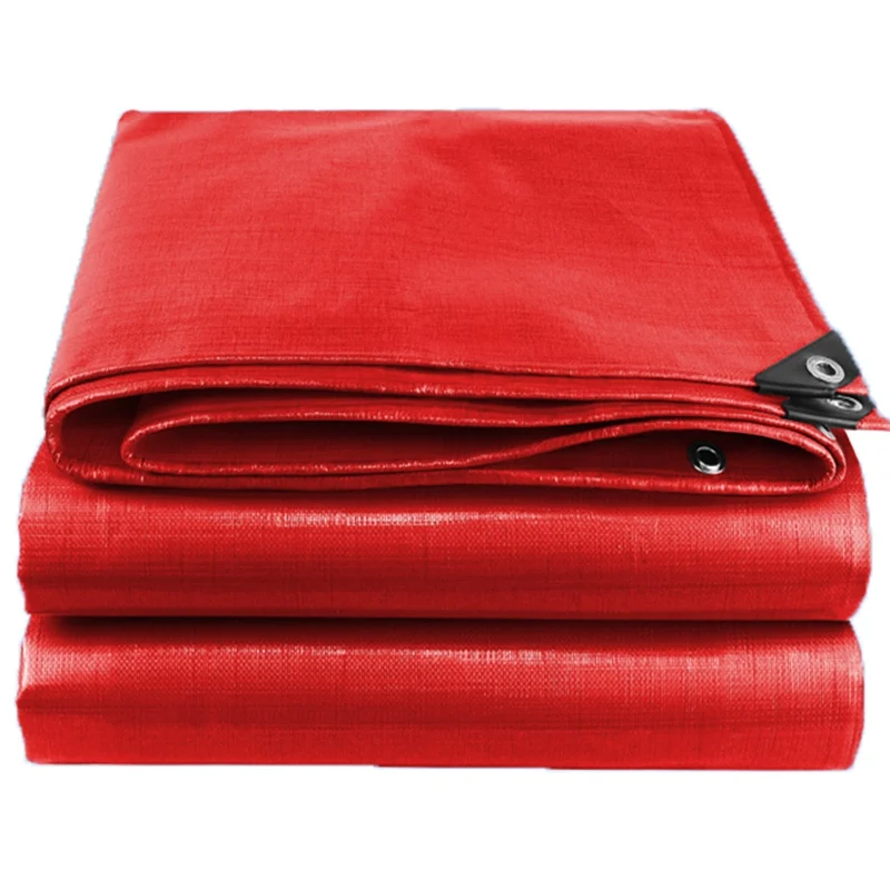 180GSM-Red-PE-Tarpaulin-Waterproof-Polyethylene-Light-Weight-Roof-Cover ...