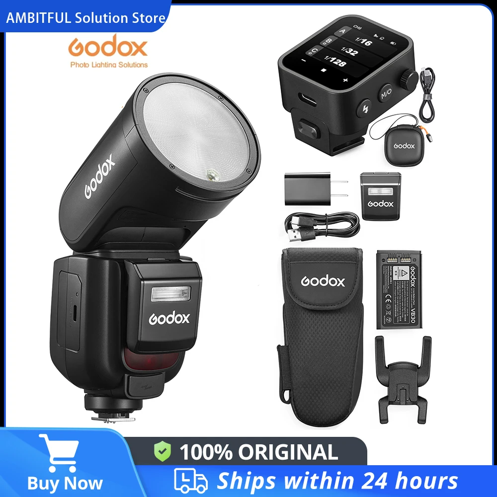 Godox-V1Pro-V1-Pro-V1C-V1N-V1S-and-X3-TTL-Li-ion-Round-Head-Camera ...