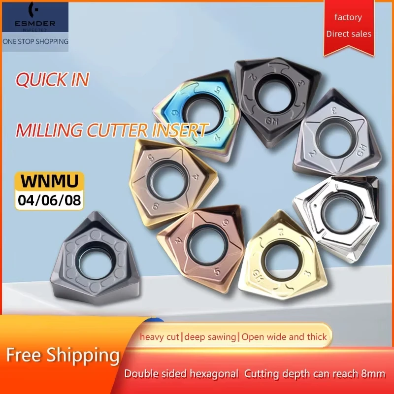 WNMU WNMU080608 Full range of high-quality MFWN series carbide inserts ...
