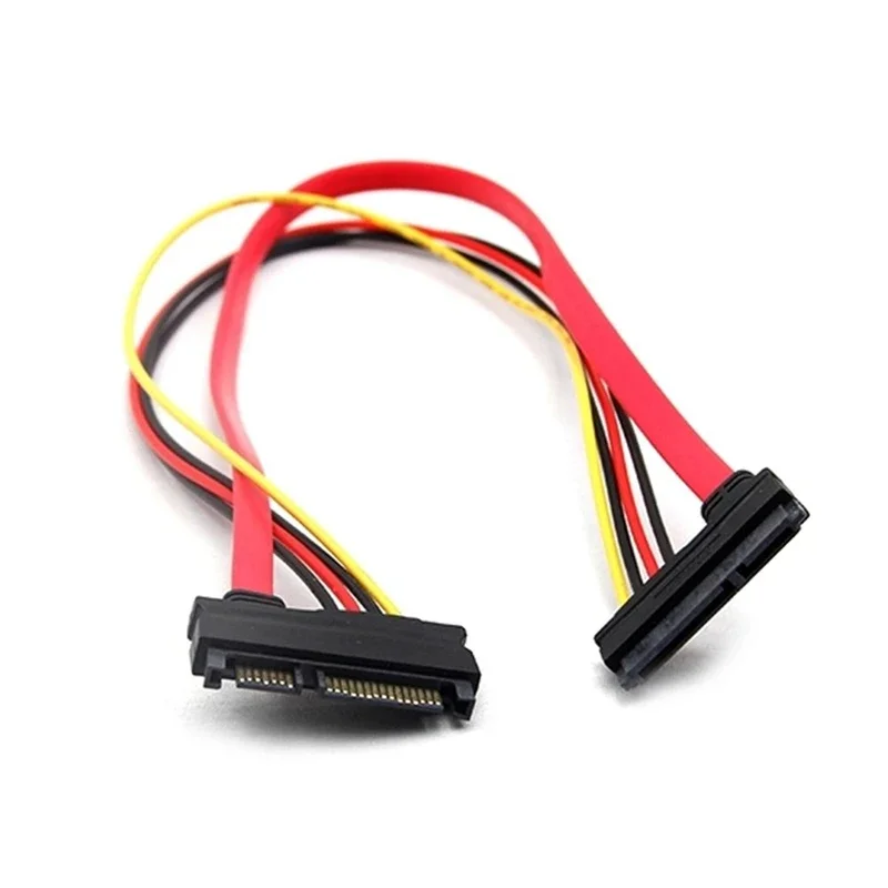 SATA-22-Pin-Male-To-Female-Sata-Extension-Cable-SATA-3-III-22-Pin-Male ...