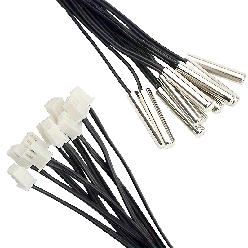 NTC Temperature Sensor Probe - High Precision 1%, Quick-Connect Wiring ...