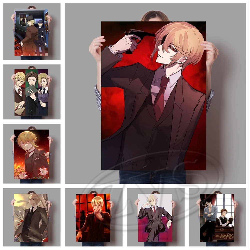 Canvas Printed Wall Art Moriarty The Patriot Poster Classic Paintings ...