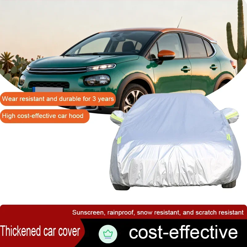 For 2014-2025 Citroen C4 Cactus Car Cover, UV Protection, Sunscreen ...