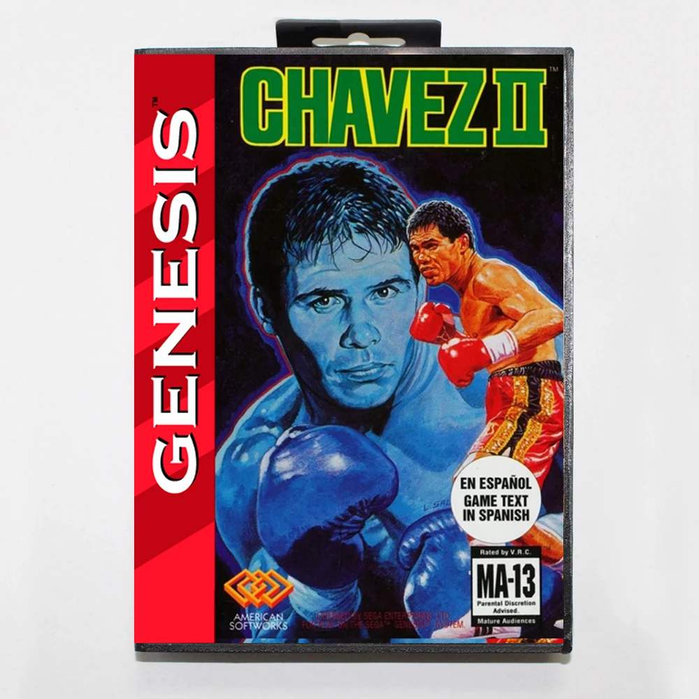 Chavez-2-MD-Game-Cartridge-with-USA-Box-for-16-Bit-Sega-Megadrive ...