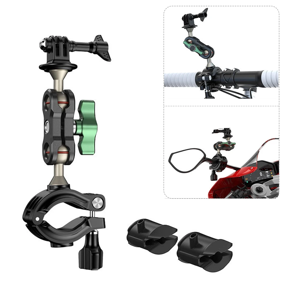 Universal-Motorcycle-Bike-Handlebar-Mount-Bracket-Adjustable-Camera ...