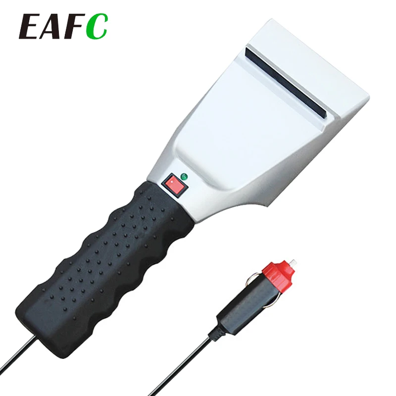 12v 겨울 전기 히터 자동차 얼음 긁는 도구 앞 유리 스노우 삽 제거 제상 청소 도구 열 스노우 스크레이퍼아이스 스크레이퍼