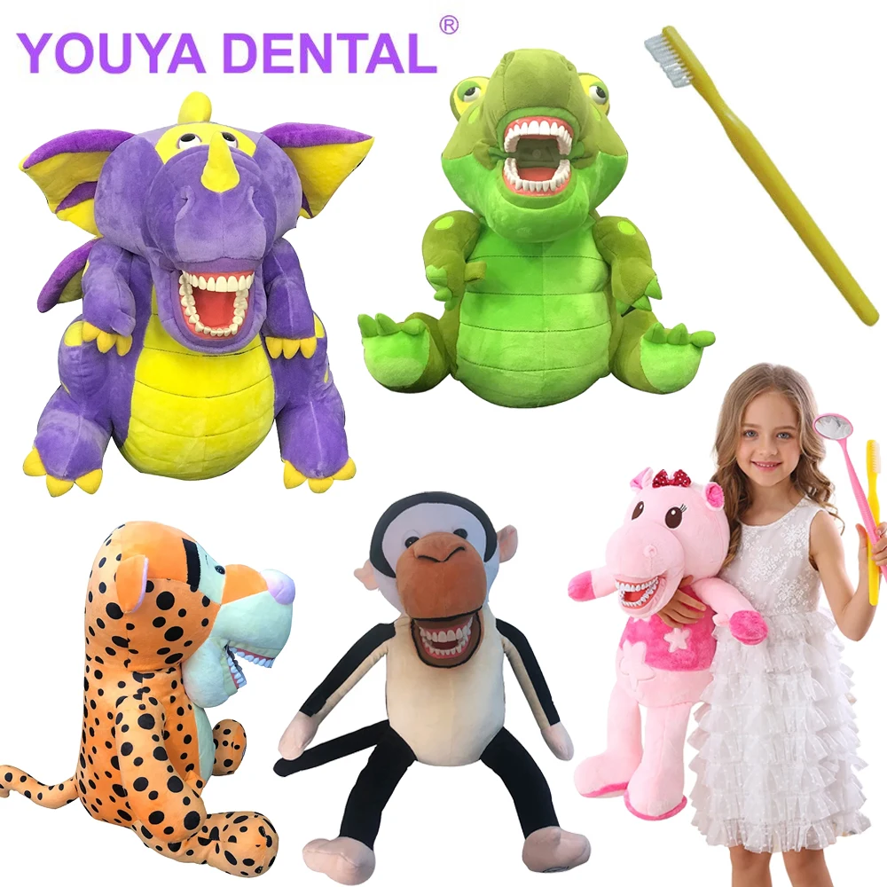 Fairy-Dental-Plush-Toys-With-Teeth-Animals-Stuffed-Doll-Teeth-Brush ...