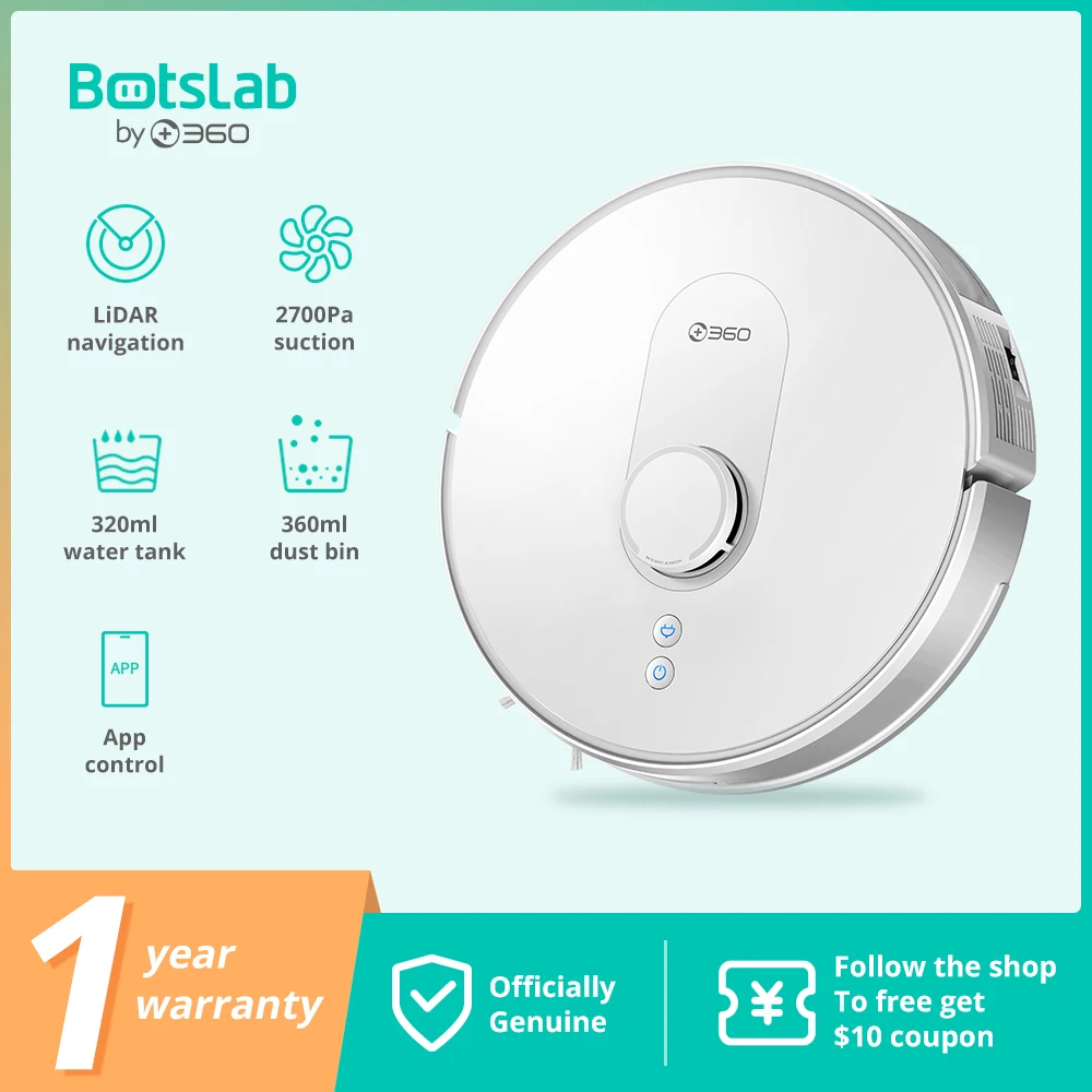 Botslab-360-S8-Robot-Vacuum-Cleaner-2700Pa-2-in-1-Cordless-Cleaner ...