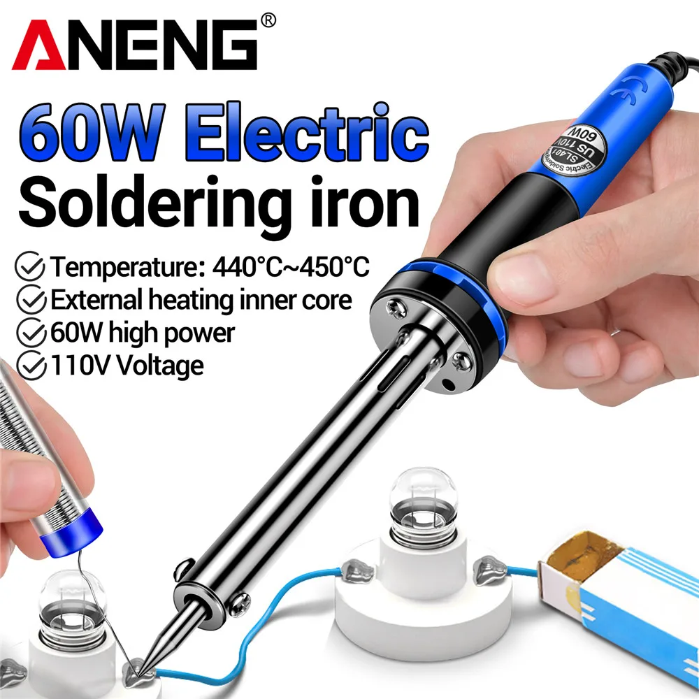 ANENG-SL401-SL402-Electric-Soldering-Irons-30-40-60W-Tin-Tips-Repair ...