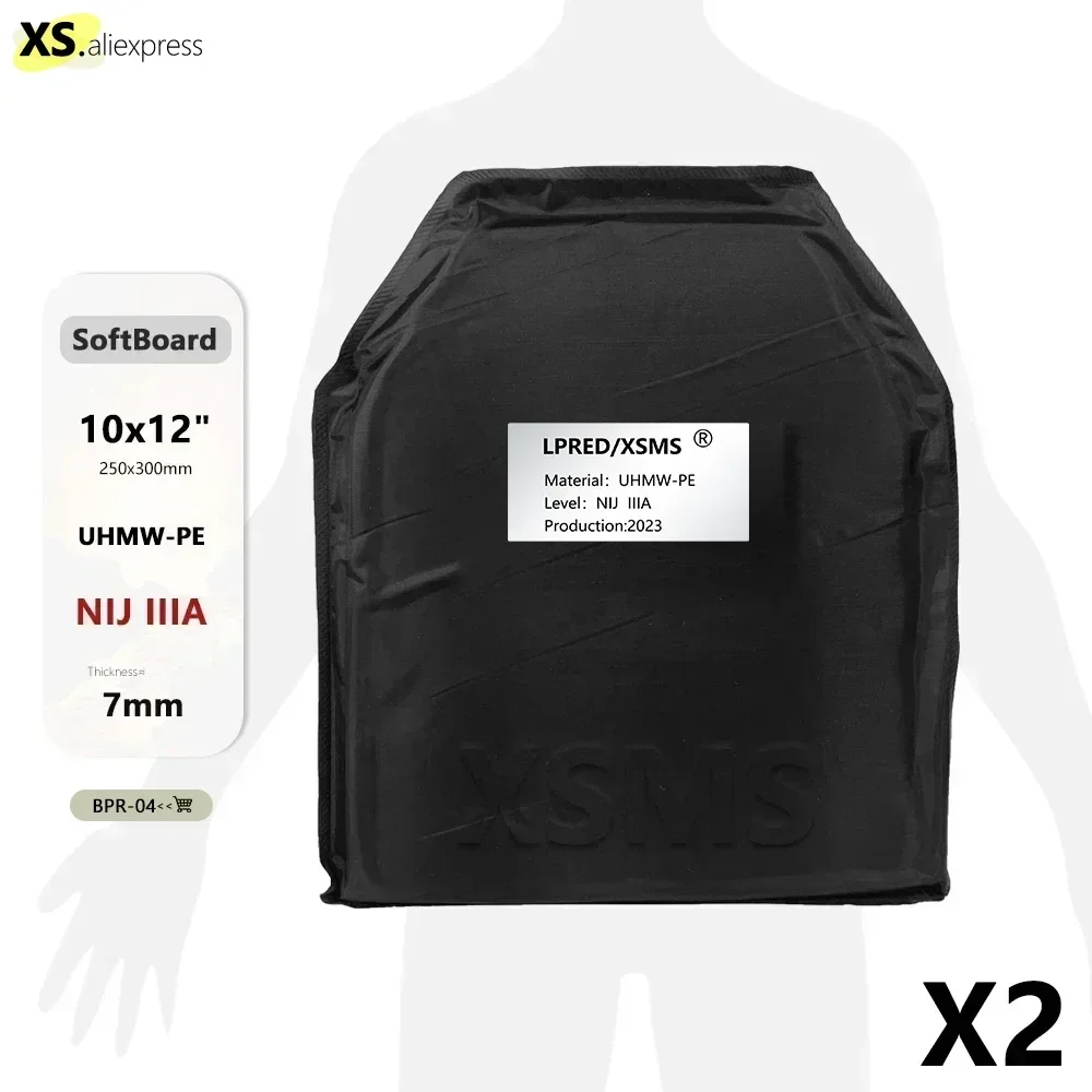 1-2PCS-10-X-12-Soft-PE-Bulletproof-Board-Level-3A-Bulletproof-Shooters ...
