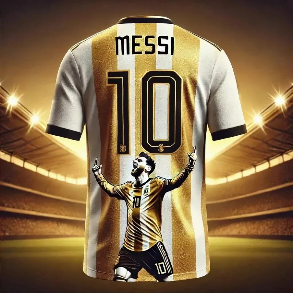 2025 New Round Neck #10 Jersey MESSI Fan Style Graffiti Style 3d ...