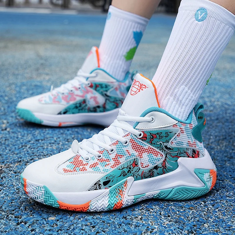 High-Quality-Basketball-Shoes-Breathable-Confortable-Sports-Shoes-High ...
