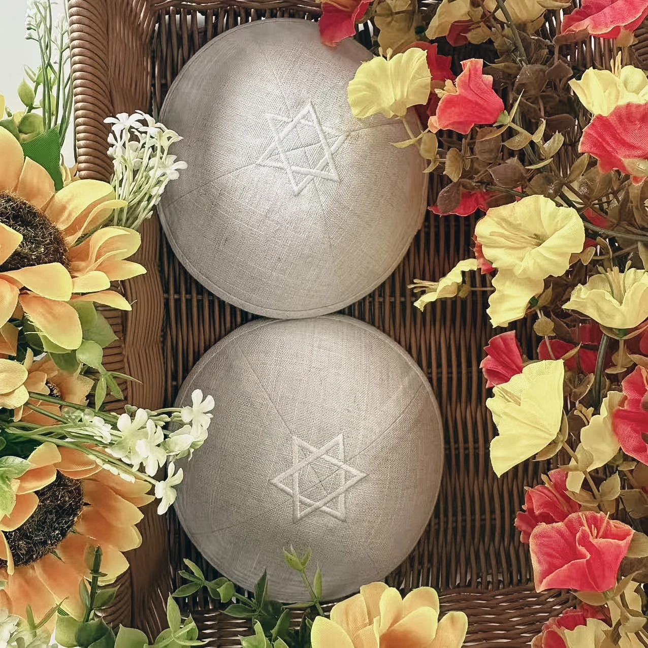 Top embroidered kippah, customizable yarmulke, personalized kippah ...