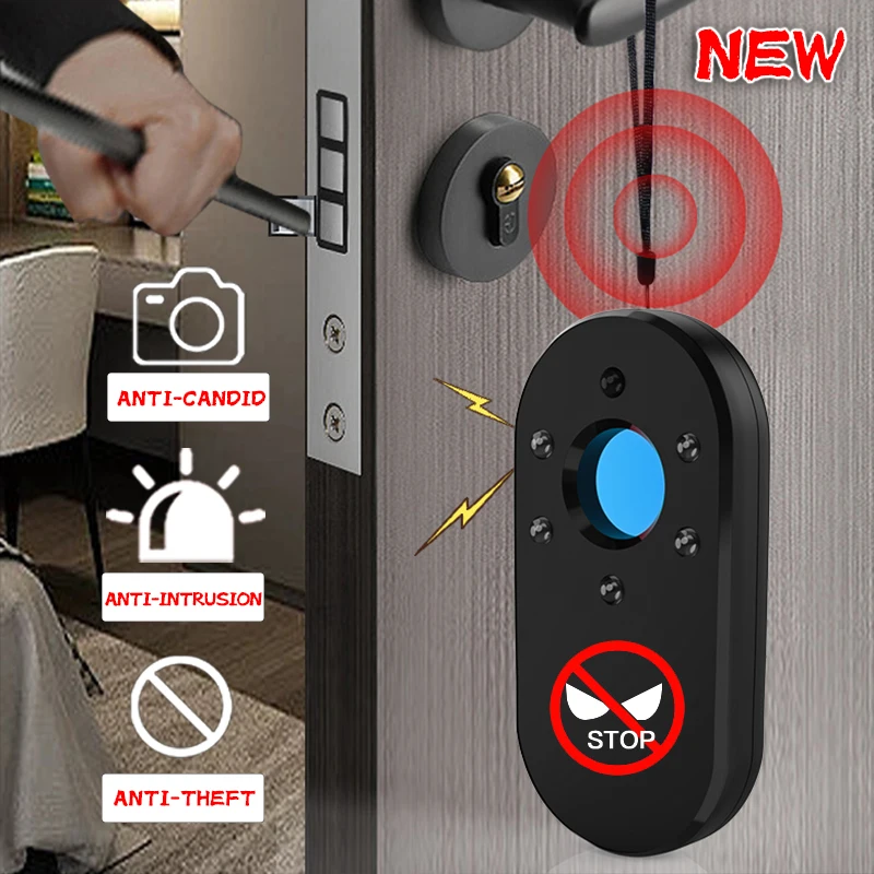 Hidden Camera Detector Security Protection Infrared Alarm Detector ...