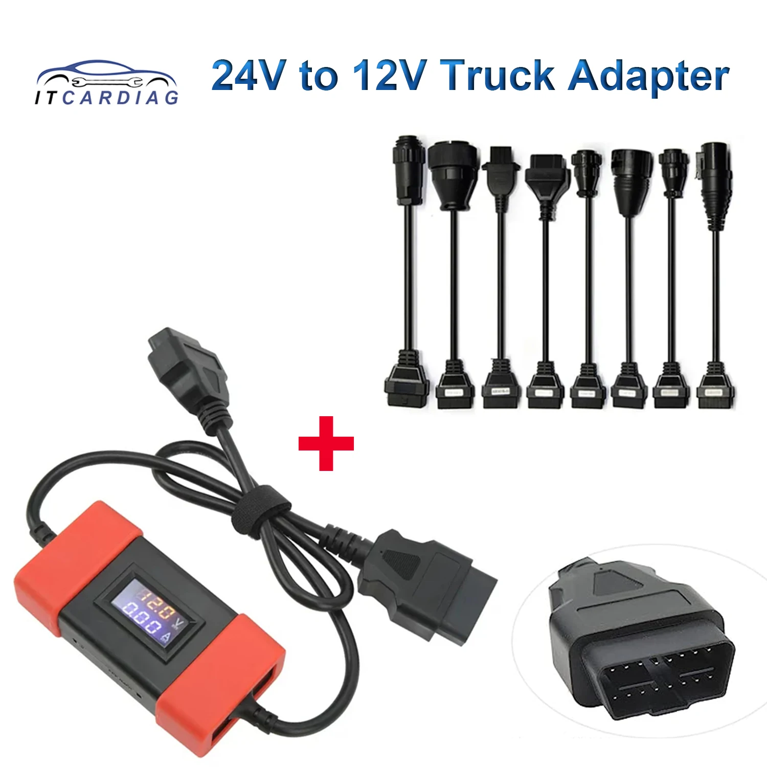 24V-to-12V-Truck-Connector-24-Volt-to-12-Volt-Heavy-Duty-Truck-Diesel ...