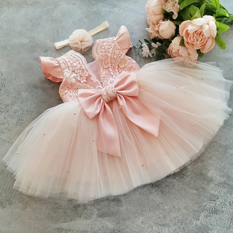 Baby-Girl-Tulle-Princess-Dress-1st-Birthday-Party-Tutu-Fluffy-Dress ...