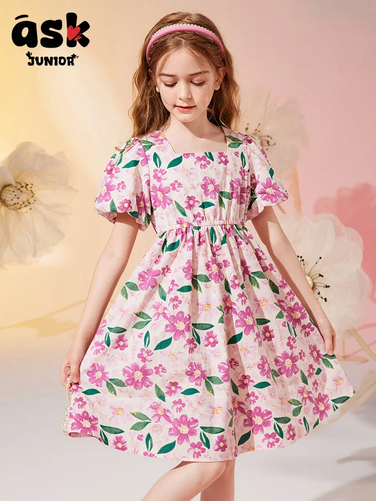 Tween Girls – robe d'été décontractée, Style princesse, fine, imprimée ...
