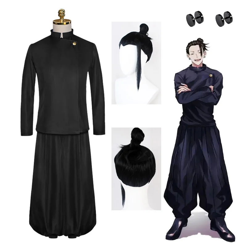 Anime-Jujutsu-Kaisen-Geto-Suguru-Cosplay-Costume-Men-Women-Halloween ...