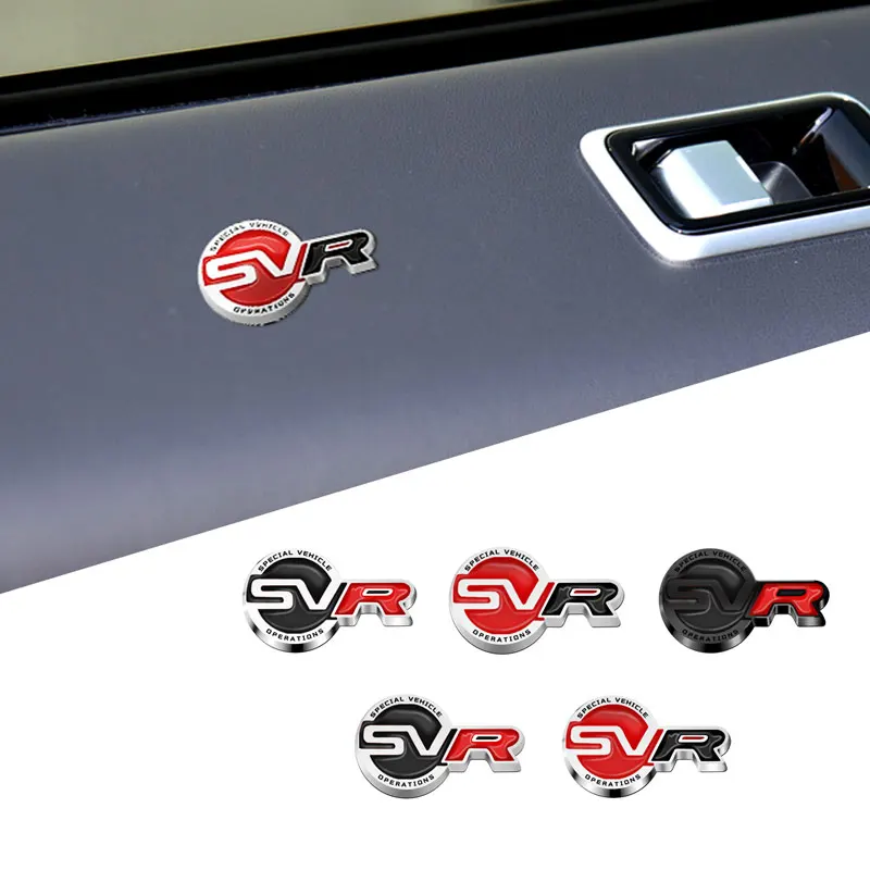 Petit Badge 3D en métal SVR pour intérieur de voiture,autocollant ...