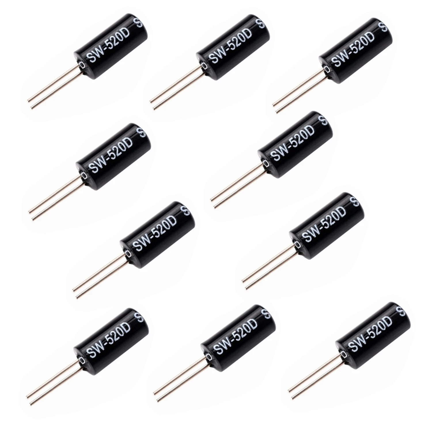 10PCS SW 520D Highly Sensitive SW 520D Metal Ball Angle Tilt Shaking ...