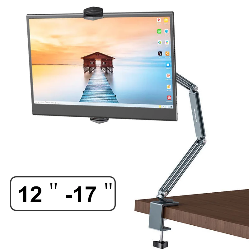 Adjustable-Monitor-Holder-Bed-Desktop-Stand-Monitor-Riser-Compatible ...