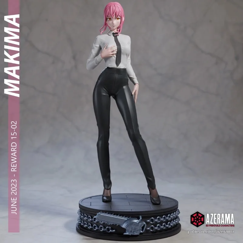 1/24 Scale Resin Figure Model Kit Fantasy Hobby Miniature Makima DIY ...