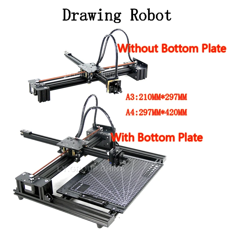 LY-Cross-Type-Belt-Pulley-Pen-Drawing-Robot-Machine-Lettering-XY ...