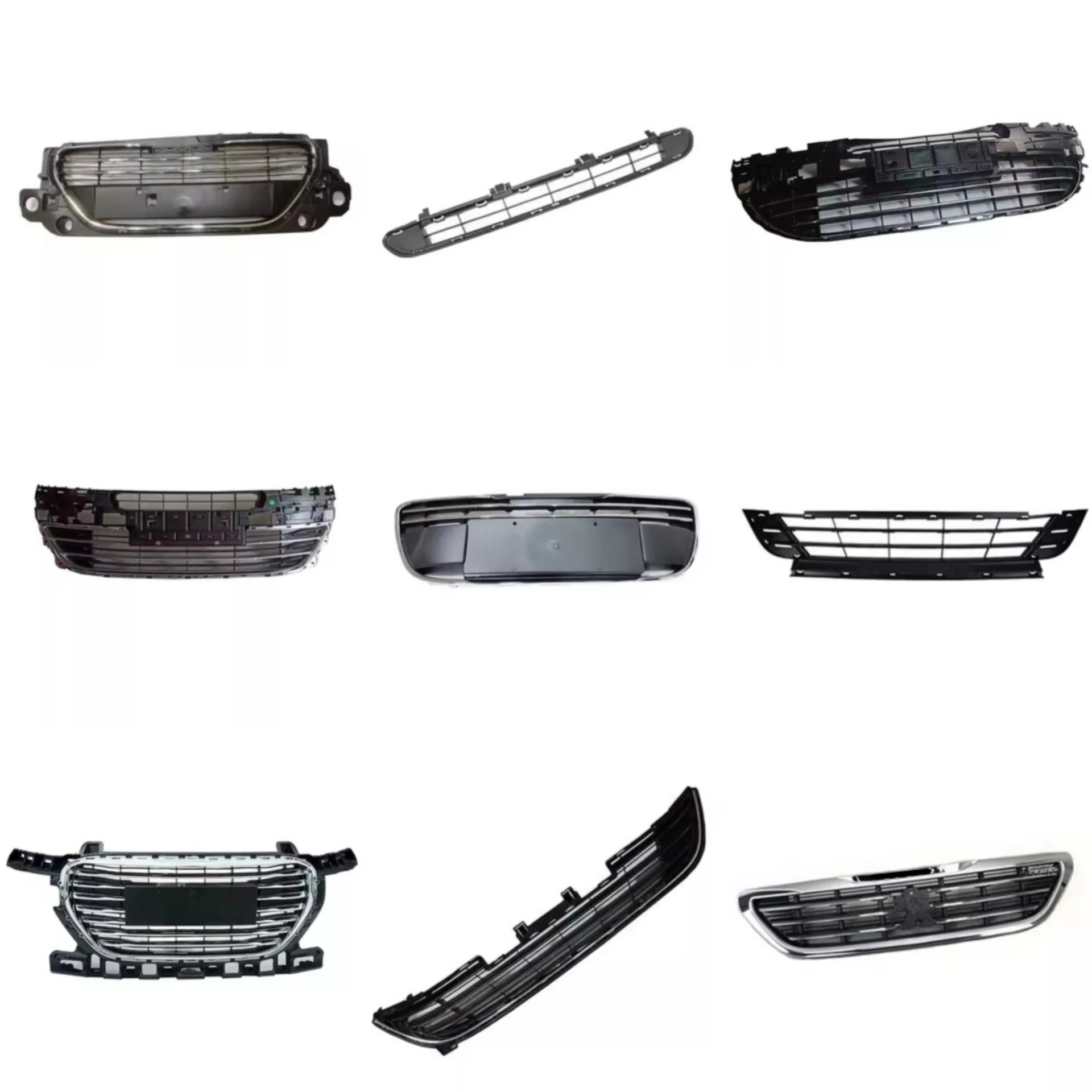 Body-Kit-Front-Radiator-Grille-for-Peugeot-301-308-408-508-12-18-Botton ...