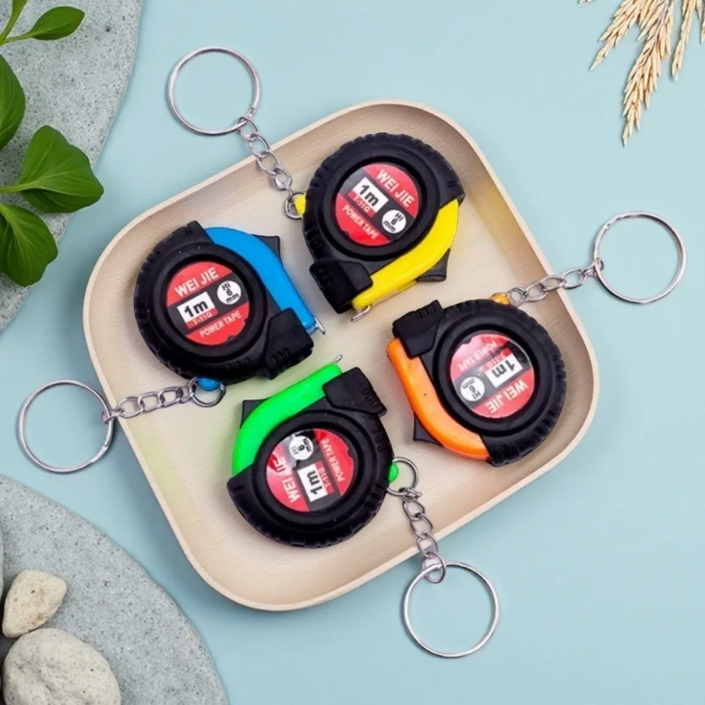 1-meter Measuring Creative Mini Tape Keychain Retractable Measuring ...