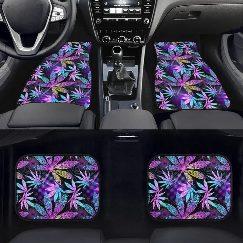 Trippy-Cannabis-Psychedelic-Car-Floor-Mats-Kush-Weed-Smoker-Hippie ...