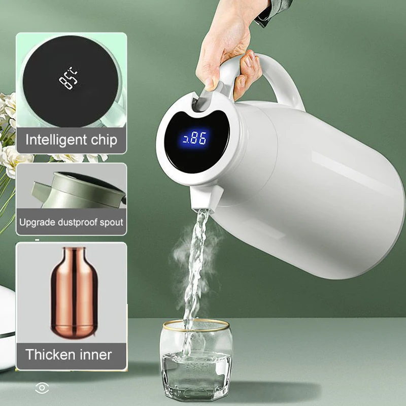 Large-Capacity-Glass-Tank-Thermos-Intelligent-Temperature-Display ...