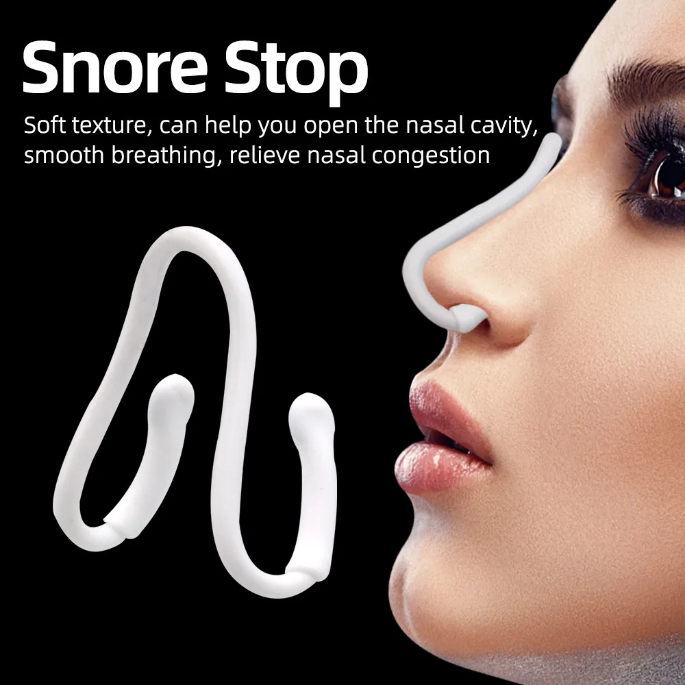 Noson-Dilatador-Nasal-Silicone-Nose-Clip-Anti-Snoring-Easy-Breath-Stop ...