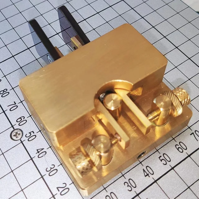 Mini Morse Radio Key CW HAM Send Telegram Single Paddle Morse Code Key ...