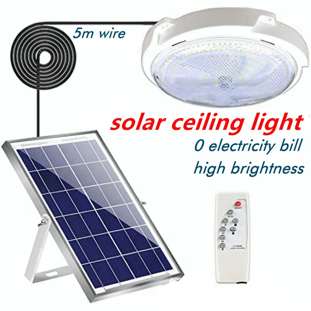 LED-Solar-Ceiling-Lights-Hallway-Light-With-Remote-Control-Brightness ...