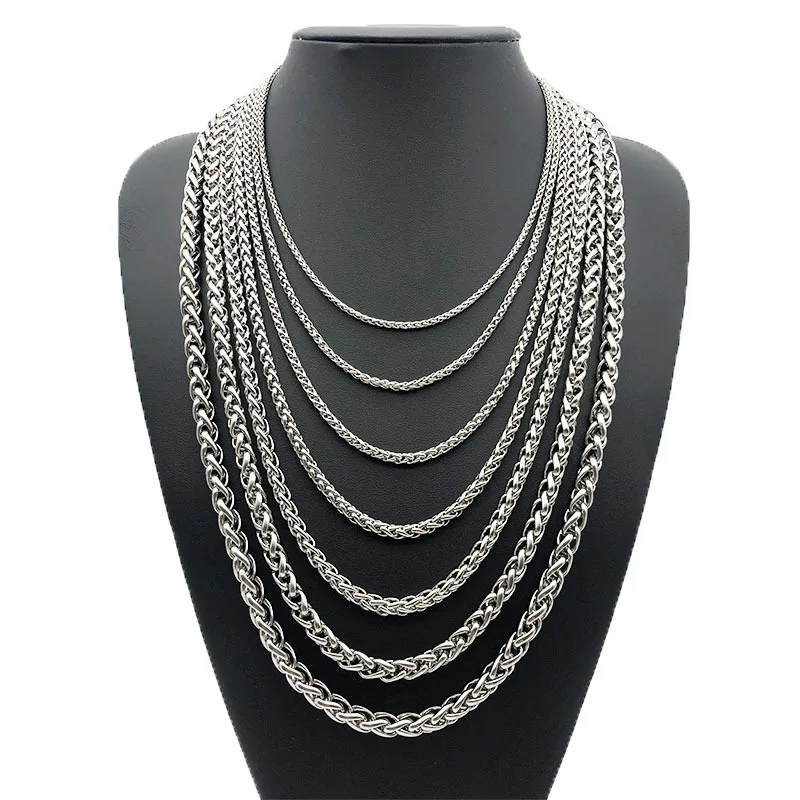 Stainless-Steel-Keel-Silver-Chain-Necklace-For-Men-and-women-2-5-3-4 ...