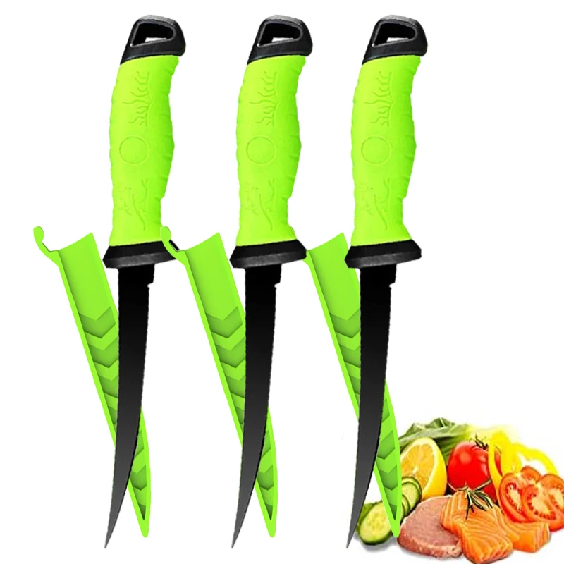 Stainless-Steel-Fillet-Boning-Knife-for-Fish-Multi-Purpose-Meat-Cleaver ...