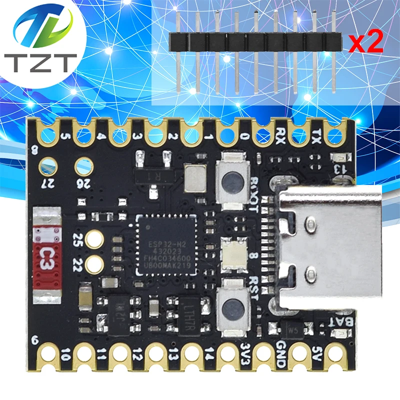 Supermini Esp32 H2 Development Board Microcontroller Programming Learning Controller Core Board 2837