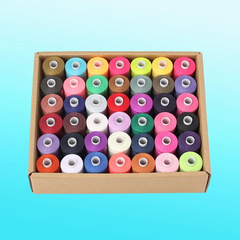 42-Spools-set-of-Multi-color-Polyester-Sewing-Thread-42-Colors-2024-New ...