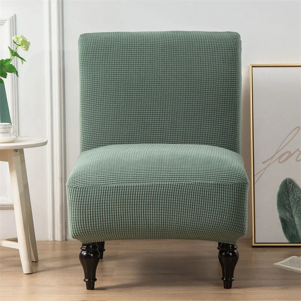 Armless-Chair-Cover-Stretch-Single-Sofa-Slipcover-Thicken-Polar-Fleece ...