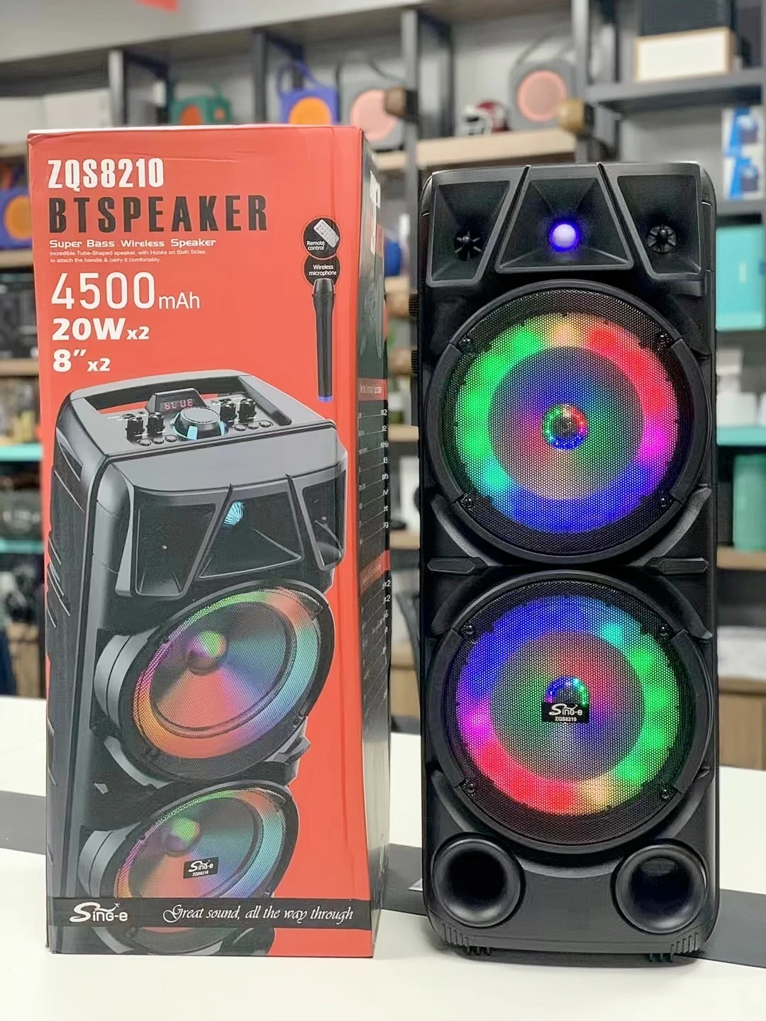 ZQS8210-altavoces-duales-de-8-pulgadas-subwoofer-sistema-de-sonido-port-til-para-karaoke-en ...