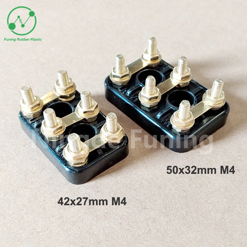 10pcs-lot-6-Pin-Motor-Terminal-Block-50X32mm-M4-Brass-Studs-Terminal ...