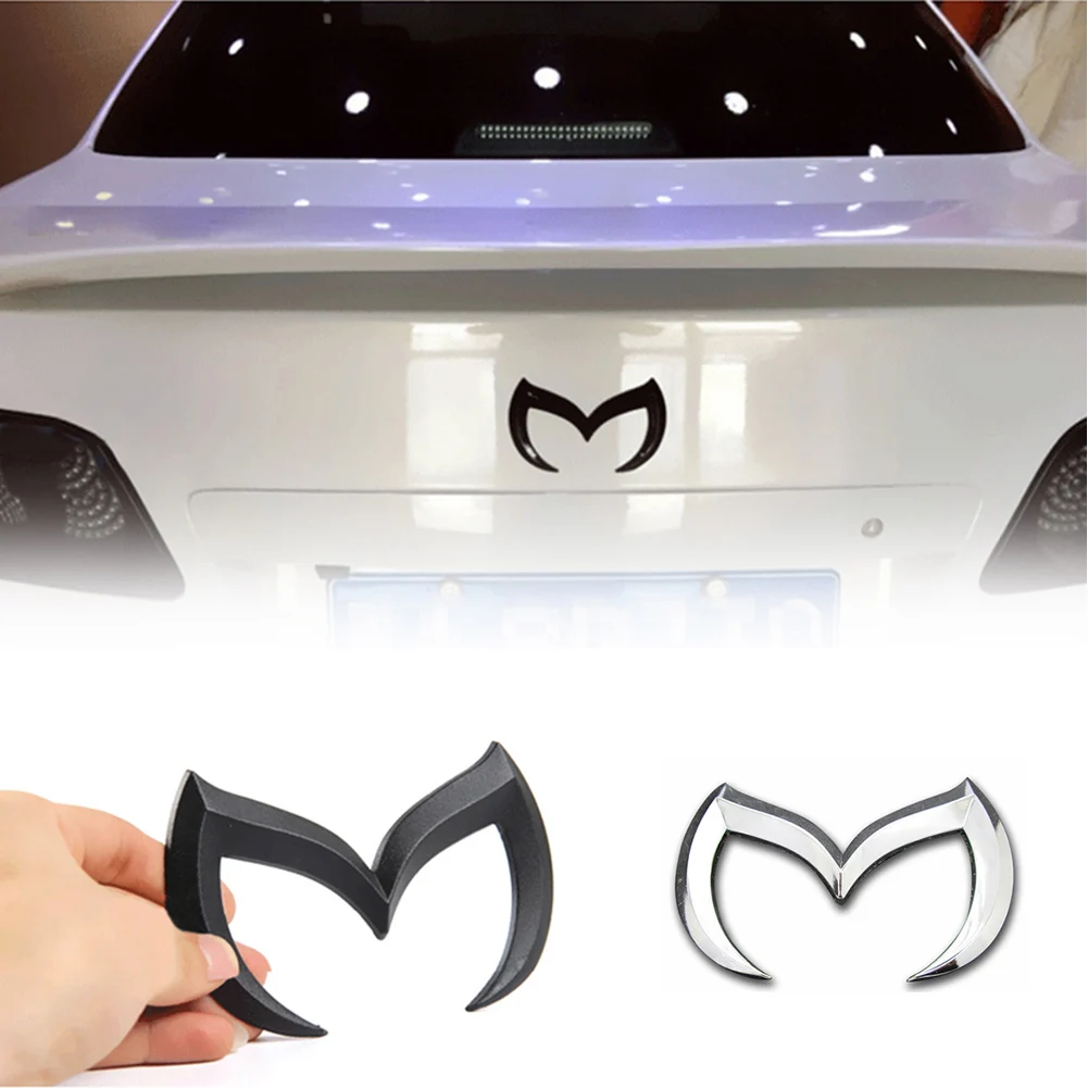 Mazda M Bat Sign Car Stickers Decoration Car Tail Hood Decals Emblems ...