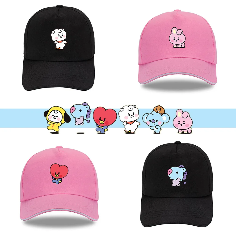 BTS-Duck-Tongue-Hat-Cartoon-Baseball-Hat-Outdoor-Sunshade-Hat-simples ...