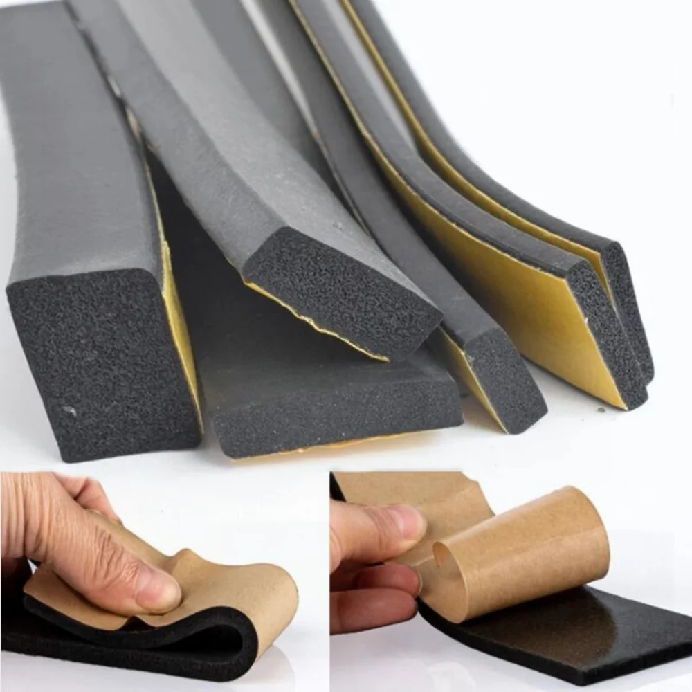Black-EPDM-Foam-Rubber-Strip-Electric-Box-Cabinet-Door-Anti-collision ...